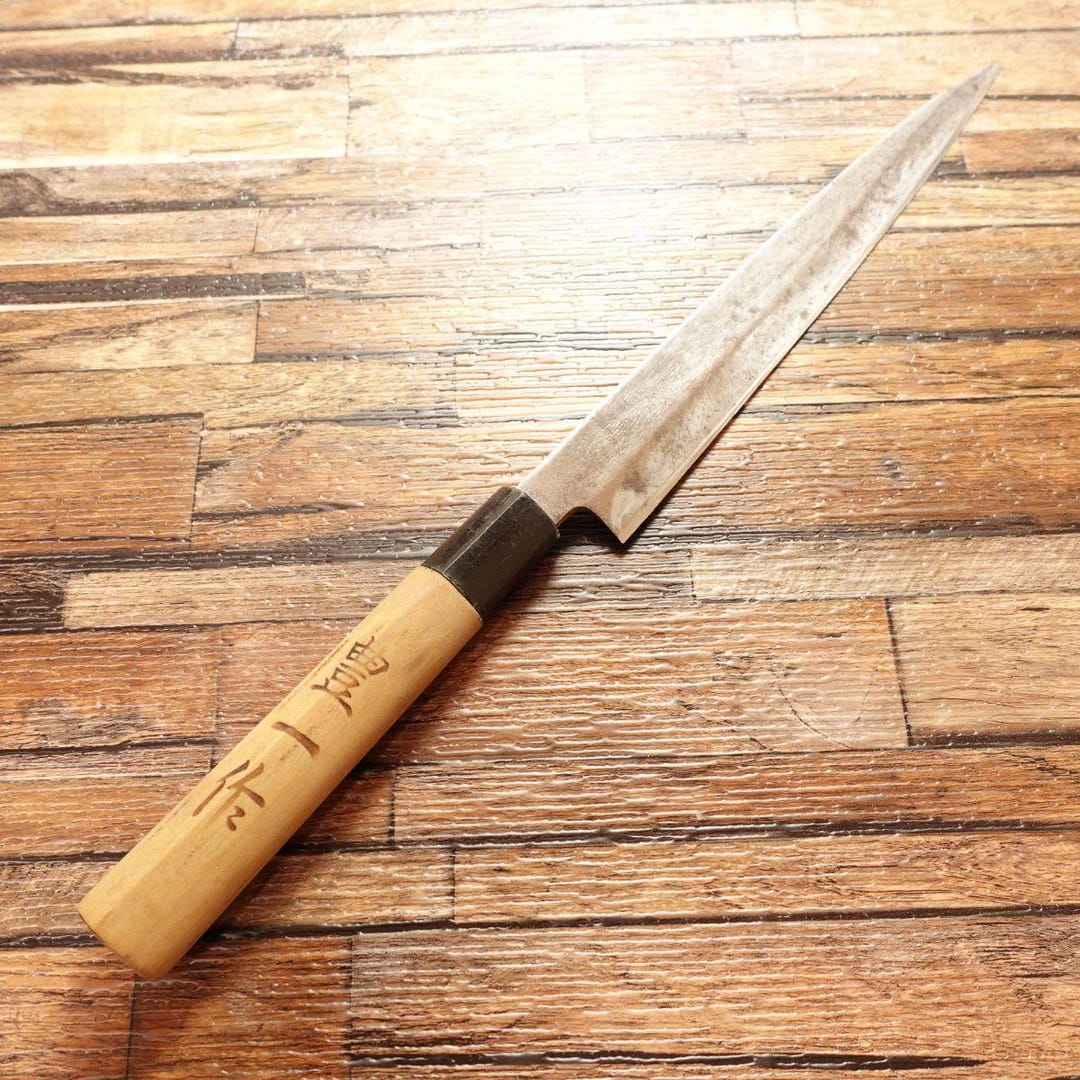Vintage Japanese Knife for Fish Sashimi Poke Sushi With Toyoichi ...
