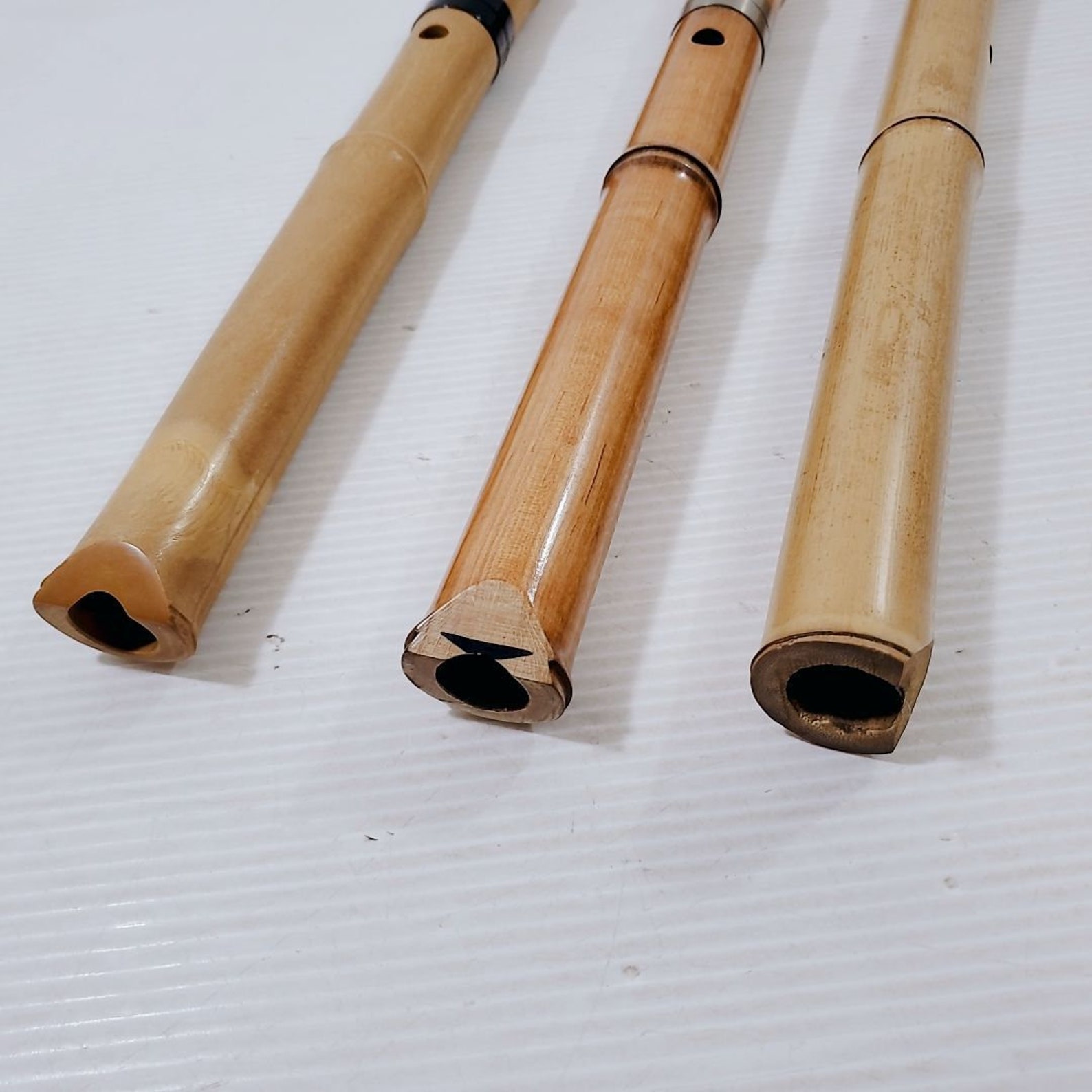 Japanese Instrument Shakuhachi Vertical Bamboo Flute Lot of 3 - Etsy