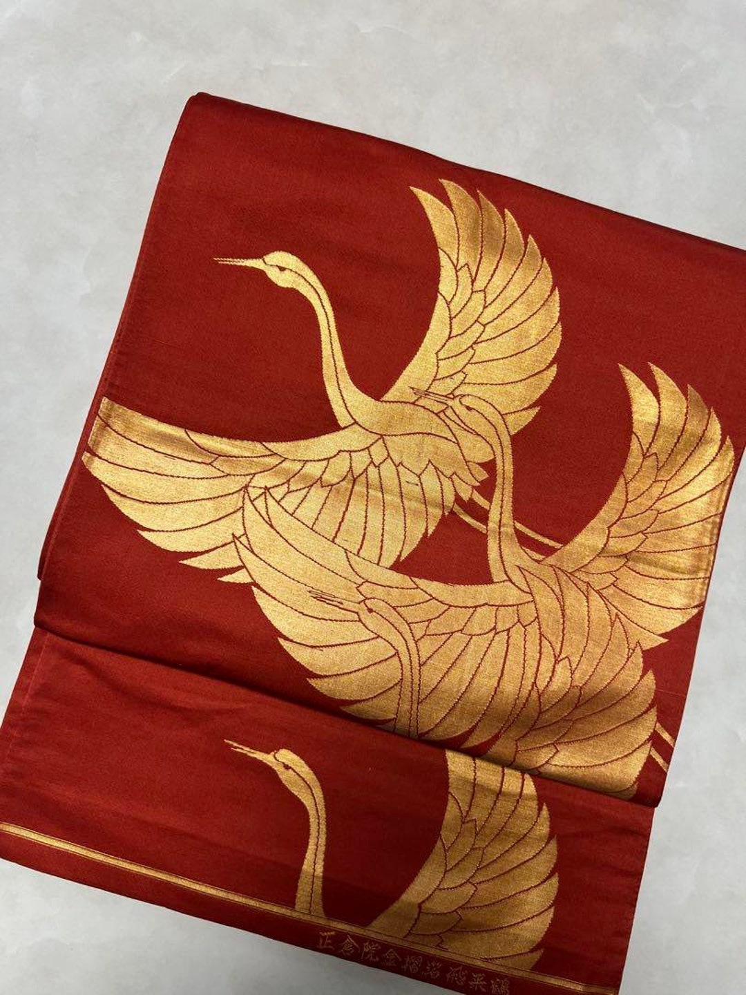 Obi Belt Kimono, Red Obi, Silk Obi Belt, Vintage Obi, Japanese Fabric ...