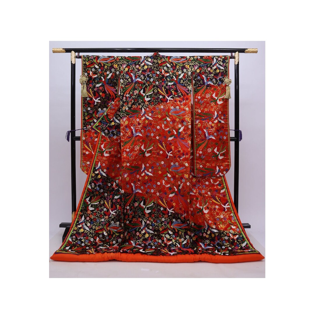 Uchikake Kimono, Wedding Kimono, Japanese Kimono Robe, Japanese ...