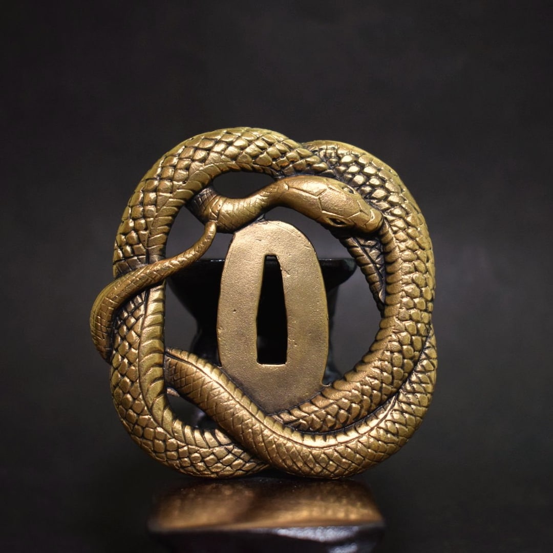 TSUBA, Samurai Sword, Sword Guard, Wave, Koshirae, Katana, Wakizashi ...