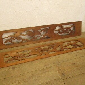 Japanese Ranma, Transom Window, Wooden Carving, Ranma, Openwork Screen ...