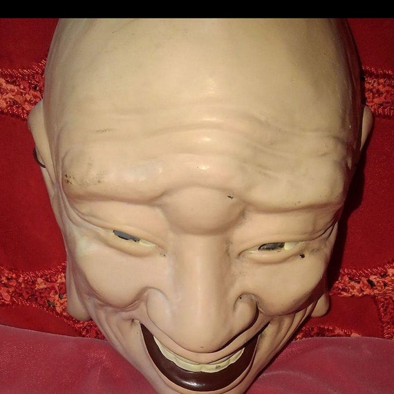 Japanese Handmade Ceramics spooky mask religious Hall… - Gem