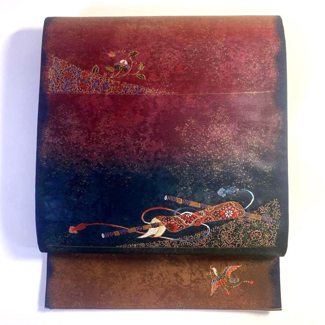 Obi Belt Kimono, Purple Obi, Silk Obi Belt, Vintage Obi, Japanese ...