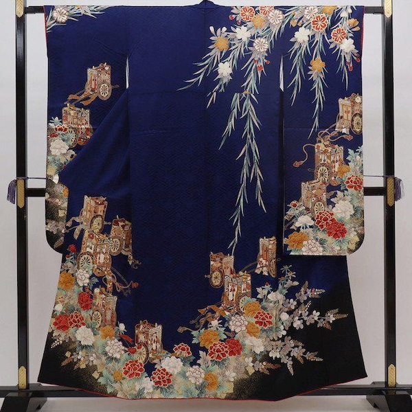 Peony Kimono Furisode - Etsy