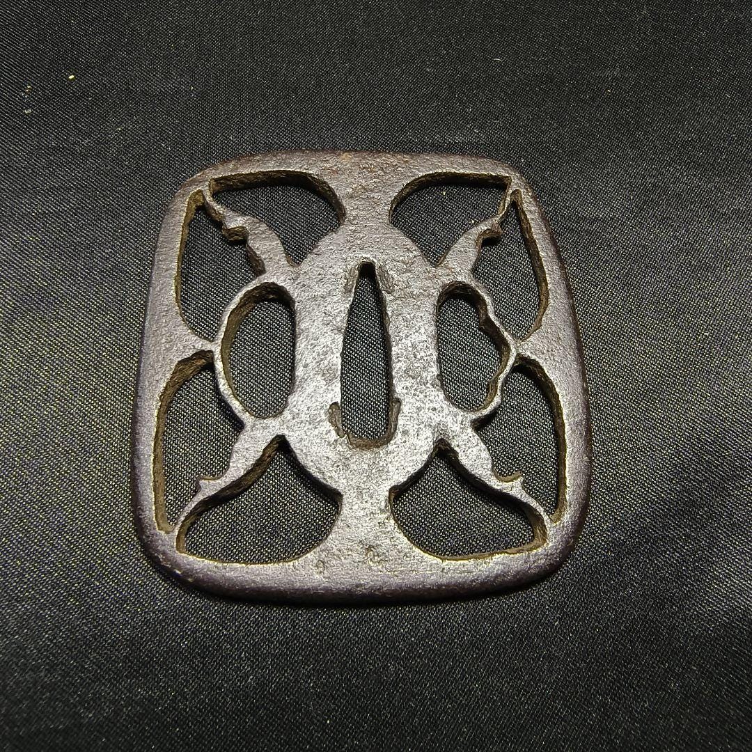 TSUBA, Samurai Sword, Sword Guard, Wave, Koshirae, Katana, Wakizashi ...