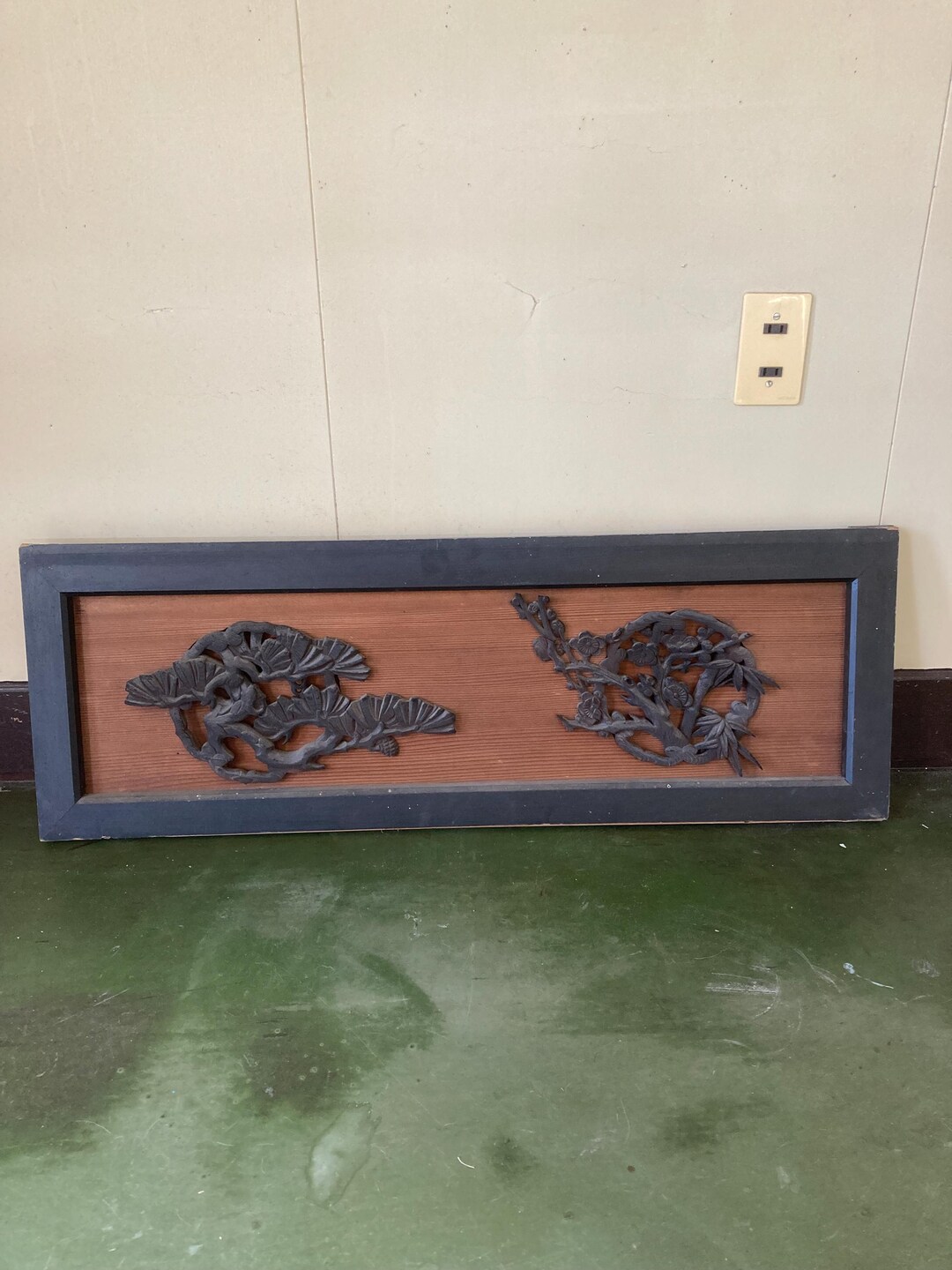 Japanese Ranma, Transom Window, Wooden Carving, Ranma, Openwork Screen ...