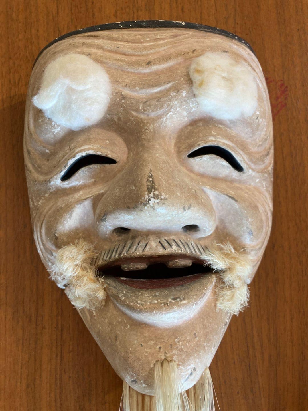 Japanese Mask, Antique Mask, Noh Mask, Kagura Mask, Hannya Mask, Oni ...