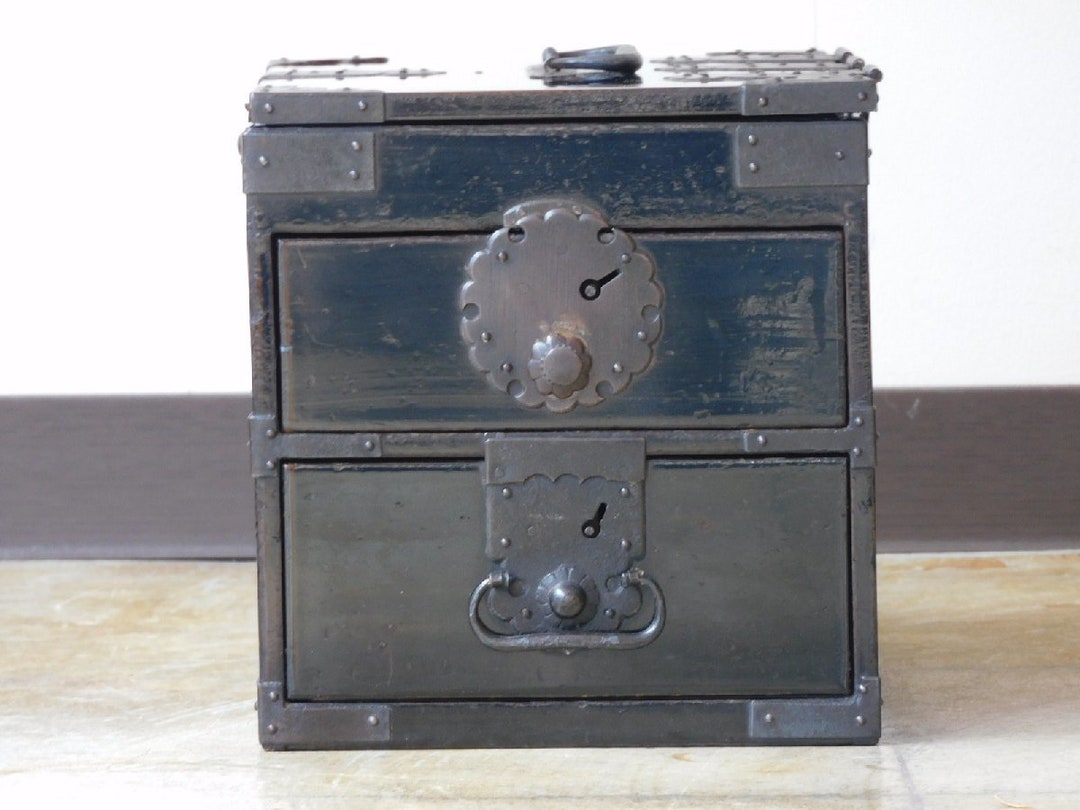 Japanese Chest, Antique Chest, Japanese Tansu, Dansu, Handmade Storage ...