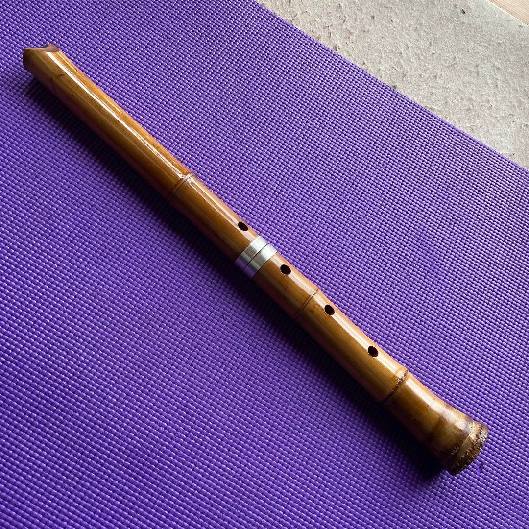 Japanese Instrument Shakuhachi Vertical Bamboo Flute 21inch With Sign ...