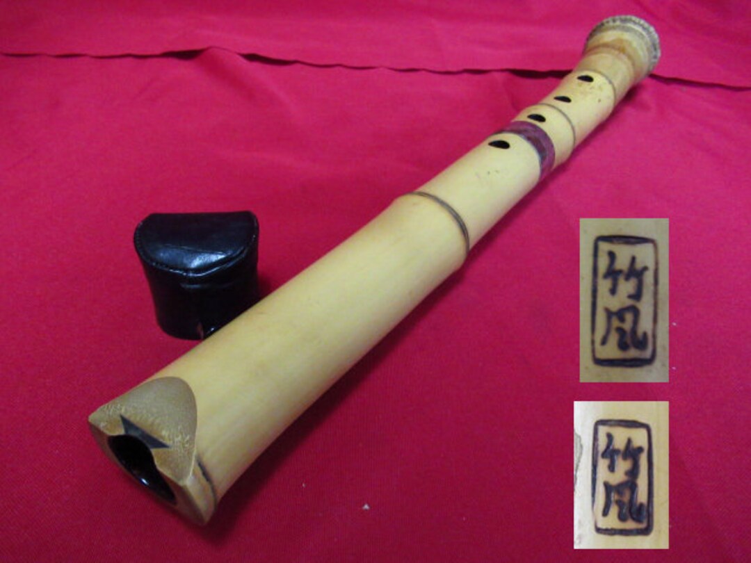 Japanese Instrument Shakuhachi Vertical Bamboo Flute 22.8inch - Etsy