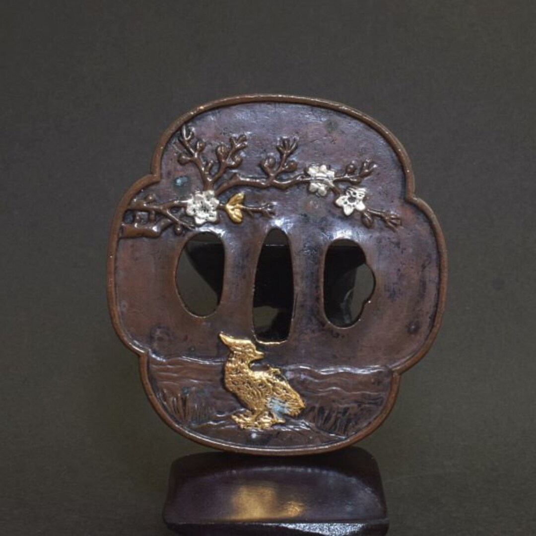 Katana Parts TSUBA Sword Fittings Hand Guard Koshirae Wakizashi Tool ...