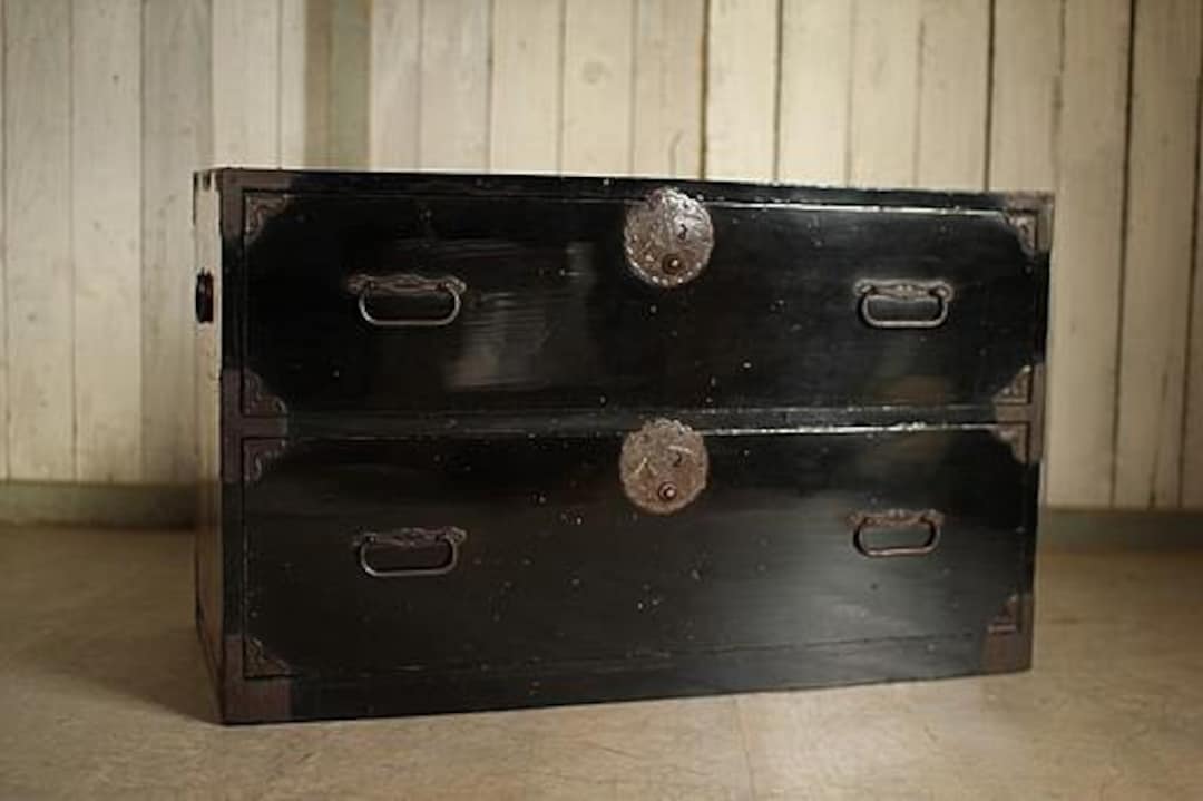 Japanese Chest, Antique Chest, Japanese Tansu, Dansu, Handmade Storage ...