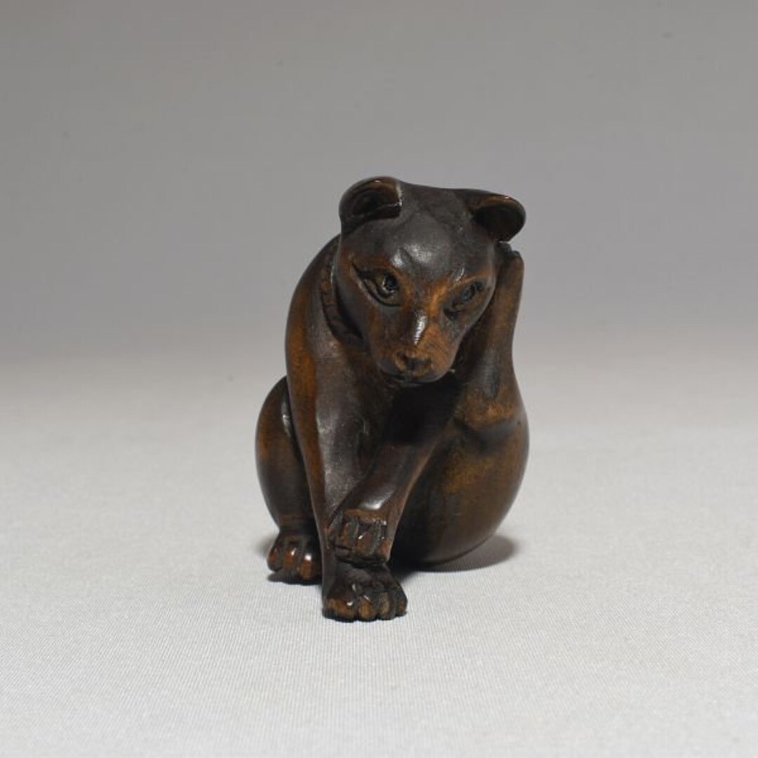 Hand Carved Ojime Japanese Netsuke Horse Wooden Statue, Kimono ...