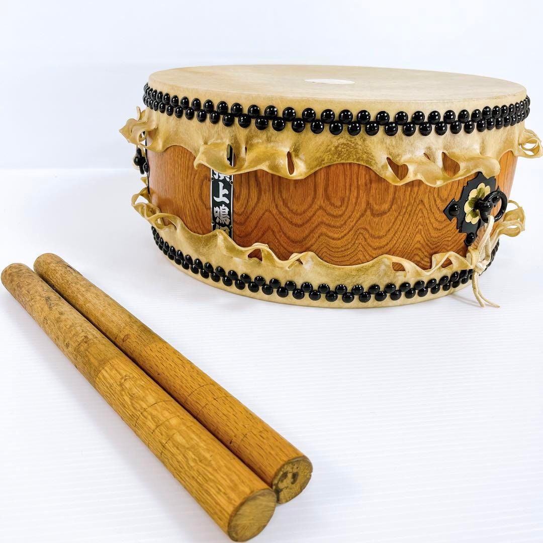 Vintage Japanese Instrument Small Drum High Class Kabuki Dancing ...