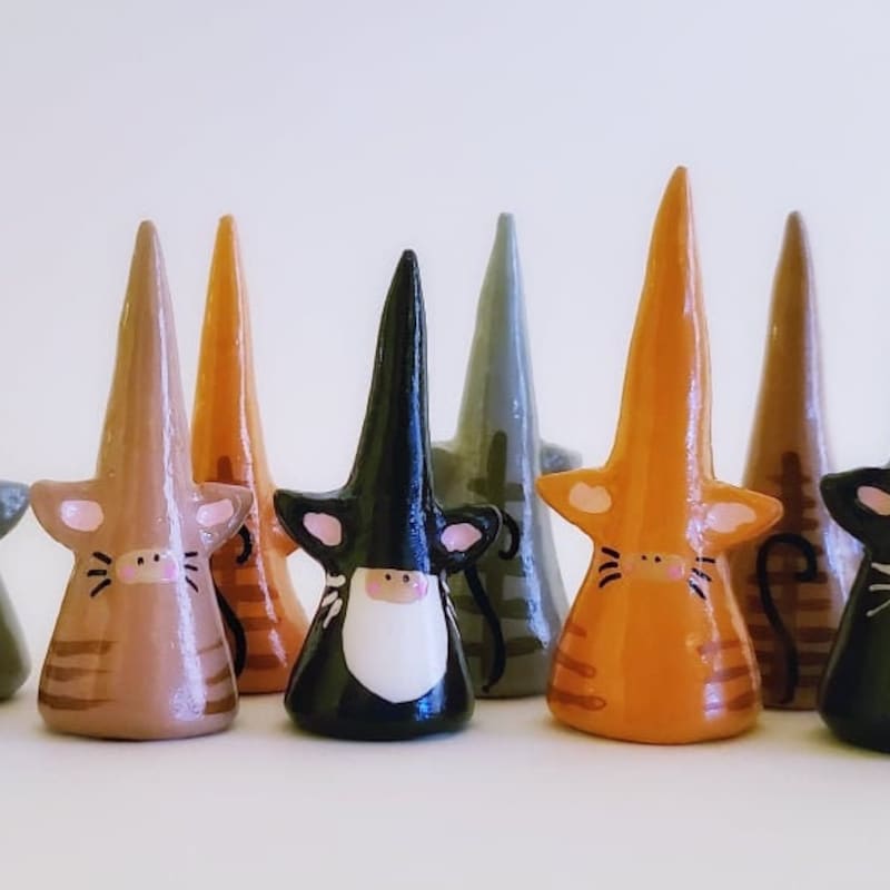 Cat Gnome Svg - Etsy
