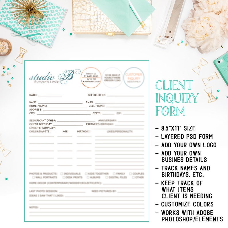 Child & Family Portrait Photography Inquiry Form Available for ...