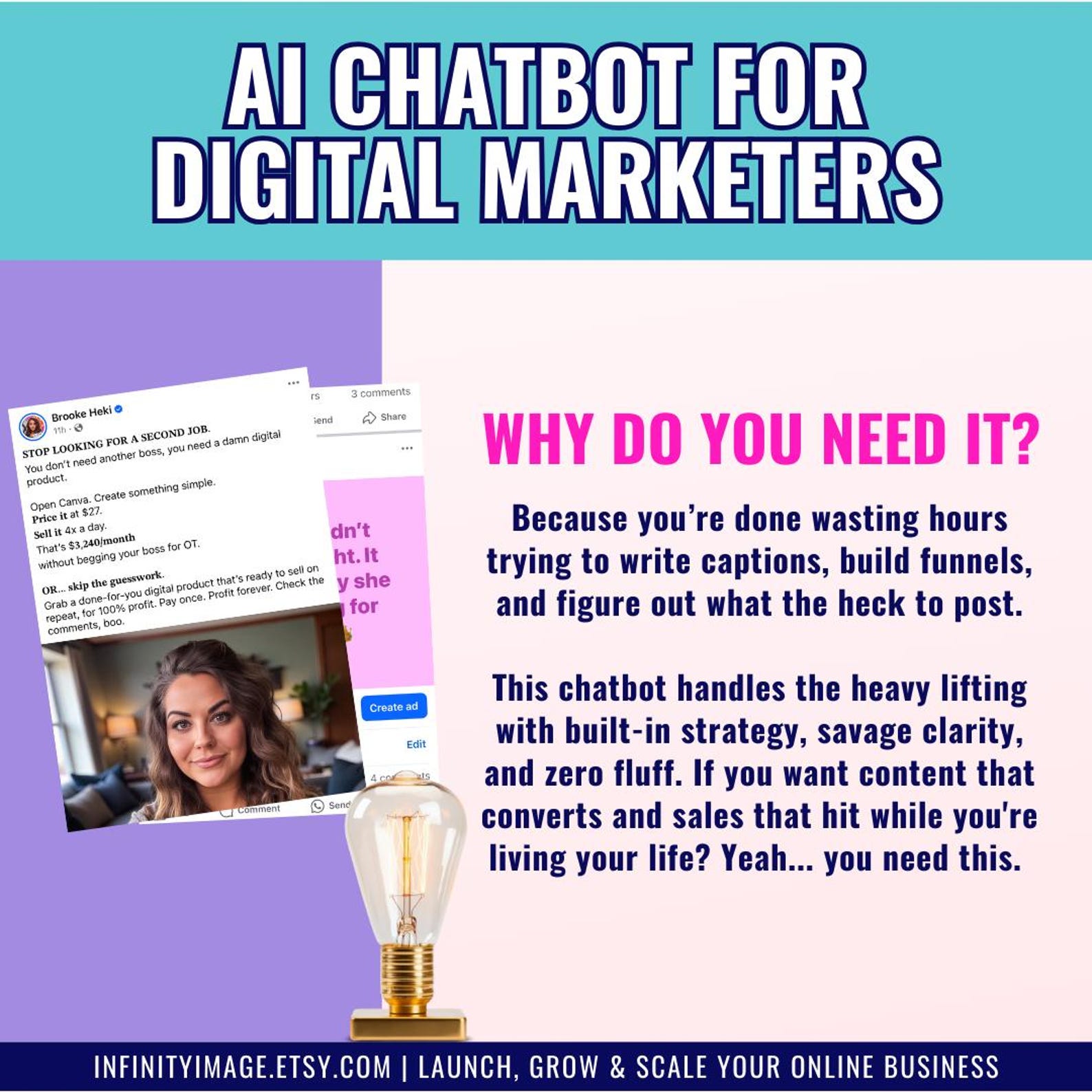 AI Custom-trained Chatbot for Digital Marketers | Passive Income System ...