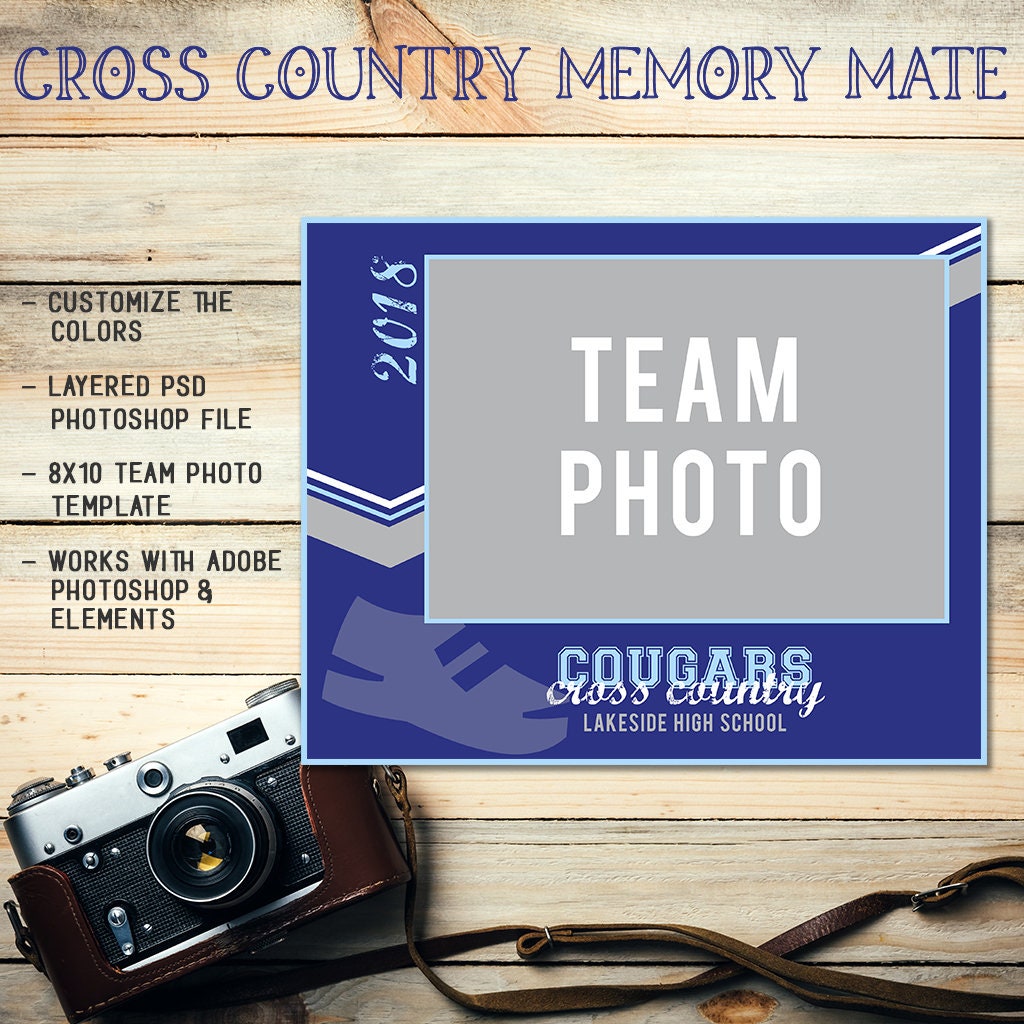 Sports Photography 8x10 Cross Country Team Collage Memory Mate Photo ...