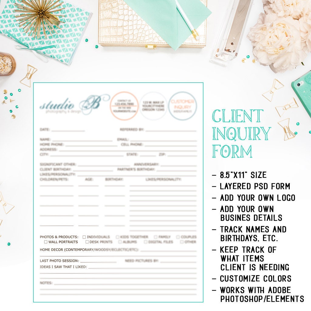 Child & Family Portrait Photography Inquiry Form Available for ...