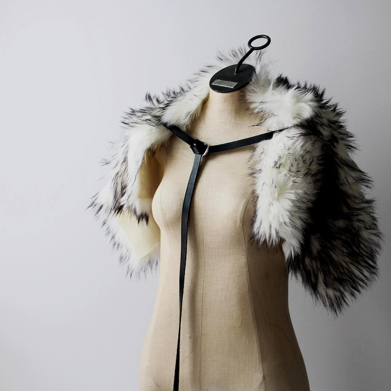 Leather Armor Fur Collar - Etsy