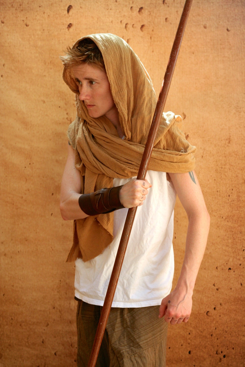 Desert Sand Tan Wrap Shawl Lightweight Cotton Shawl Tan | Etsy