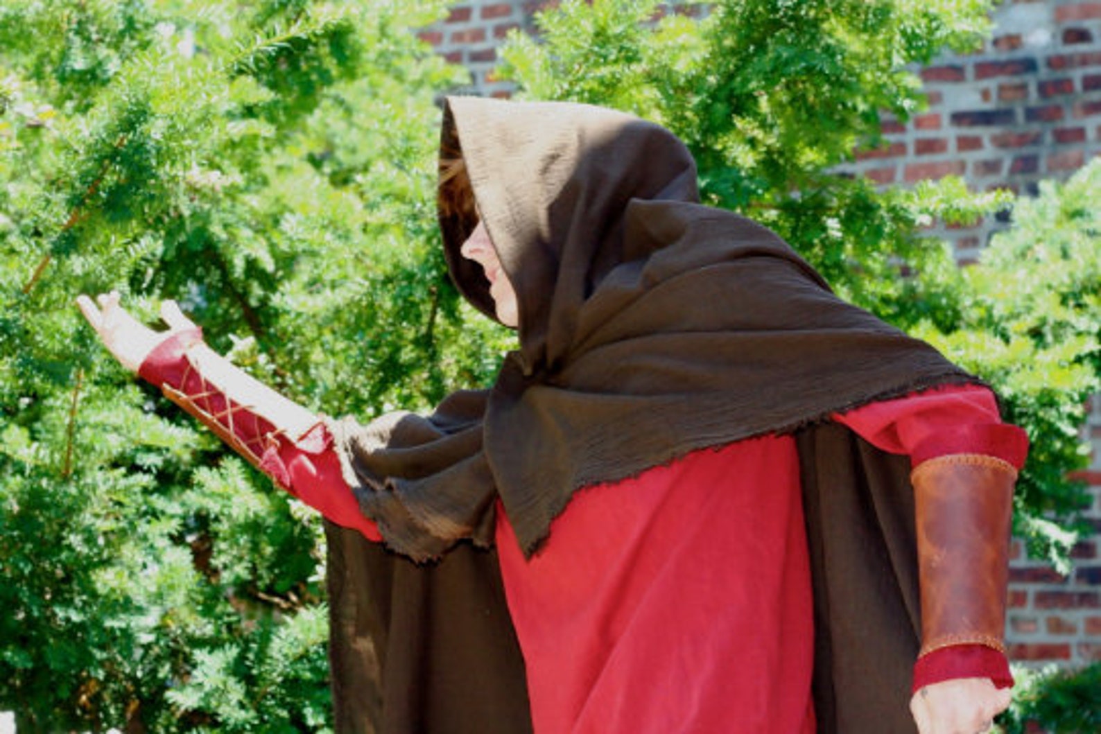 Brown Wrap Cloak Lightweight Cotton Wrap Shawl Moyamensing - Etsy