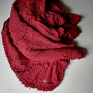 Post Apocalyptic Distressed Dyed Shawl Cloak, Splatter Red Shoulder ...