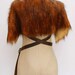 Red Fox Pelt Fur Mantle Leather Chest Strap Fur Shoulder - Etsy