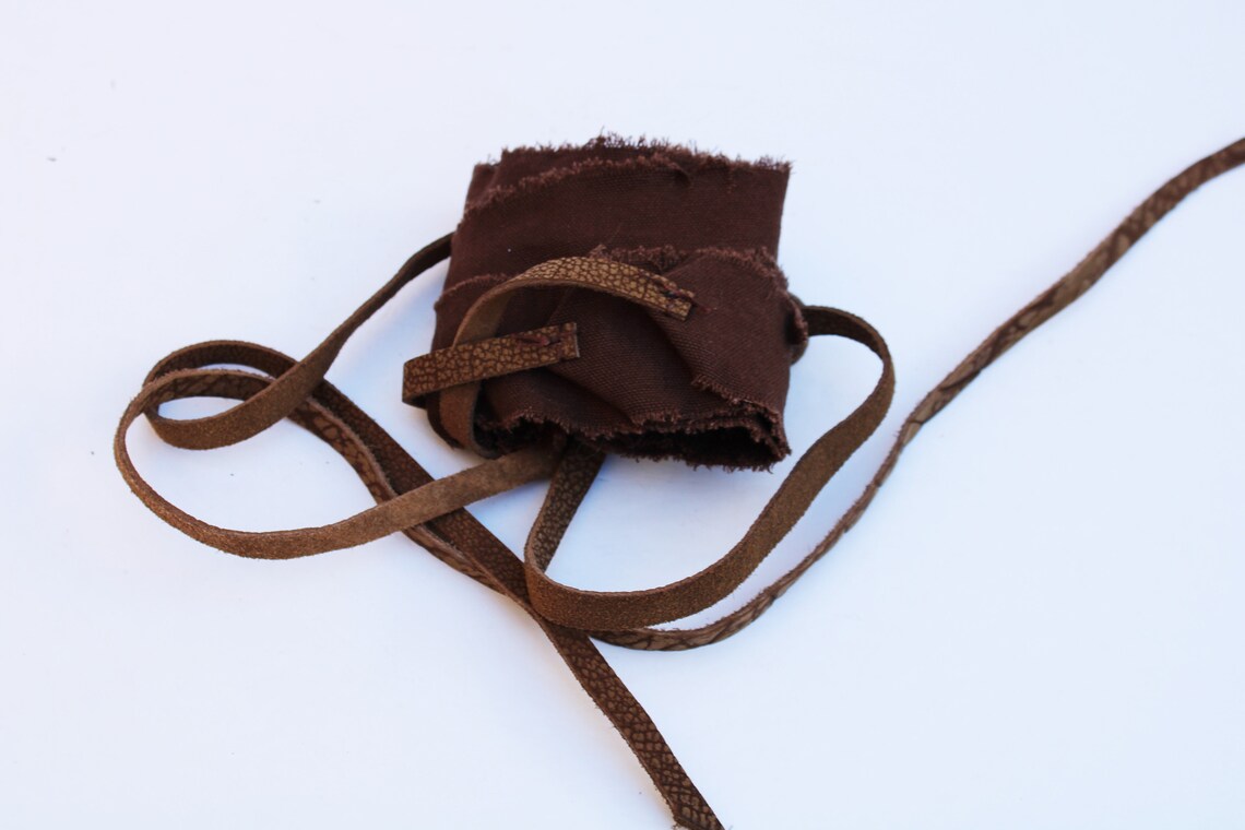 Distressed Brown Cotton Hand Wraps Primitive Leather Fist - Etsy