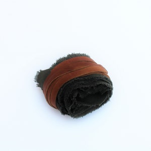 Distressed Cotton Leather Hand Wraps, Primitive Drab Green Fist Wraps ...