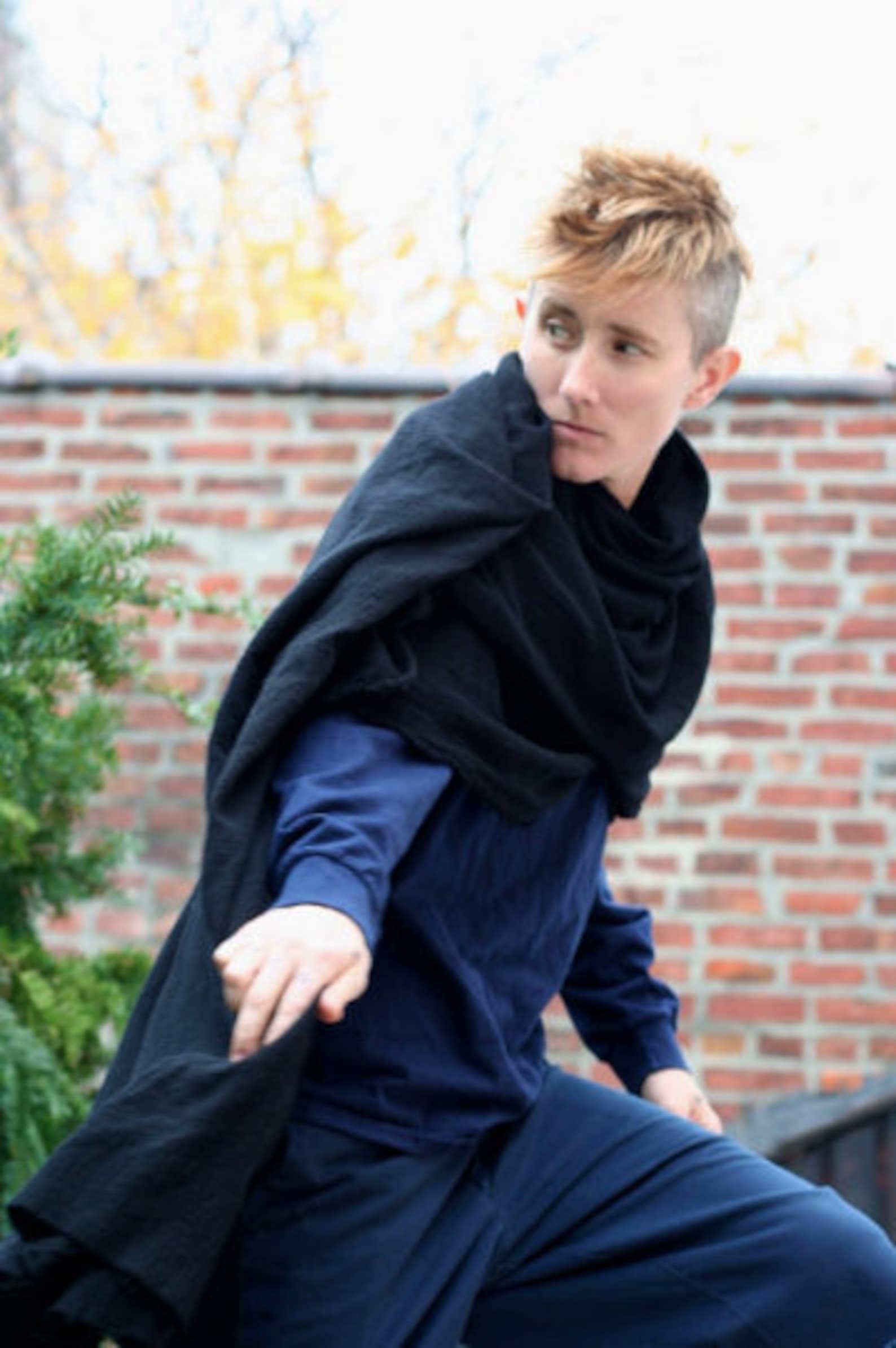 Distressed Black Wrap Cloak, Lightweight Cotton Shawl, Post Apocalyptic ...