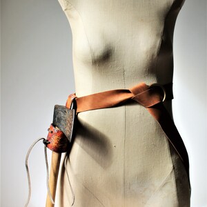 Heavy Leather Axe Loop Belt Hang Utility Cuff Hammer Ax | Etsy