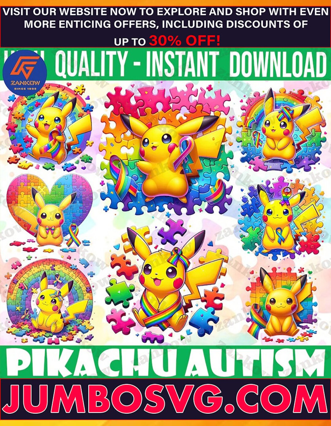 8 Anime Autism Cartoon Png Bundle, Autism Awareness Png, Be Kind Png ...
