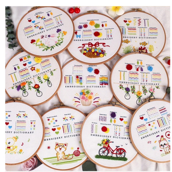 Hand Embroidery Practice Sampler - Etsy