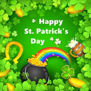 St. Patrick's Diamond Painting Kit, St. Patty's Day Wall Art, Handmade ...