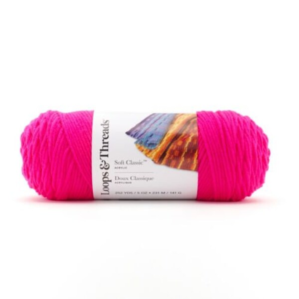 Hot Pink Yarn - Etsy