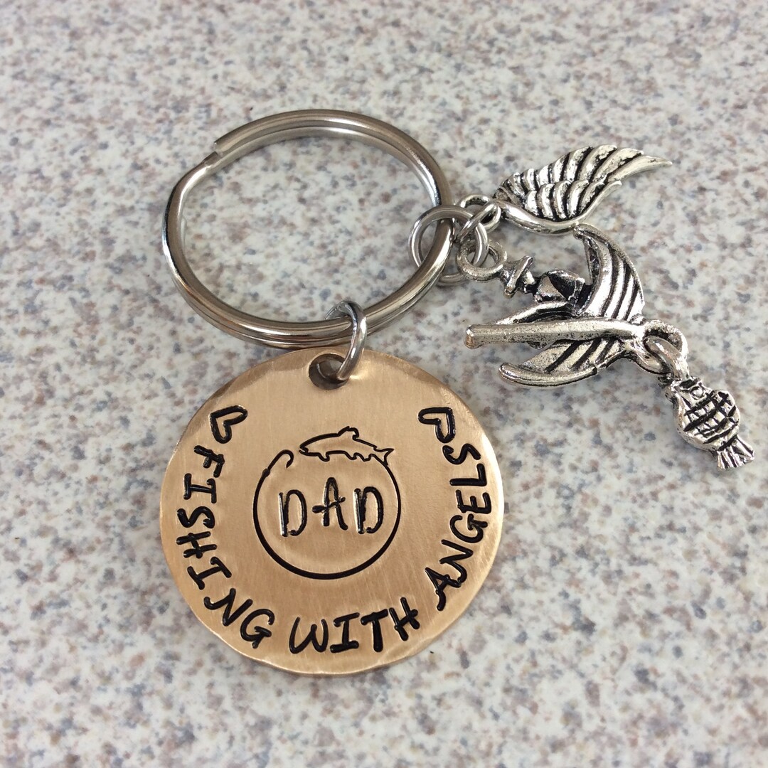 In Memory of Dad in Remembrance Fishing With Angels - Etsy