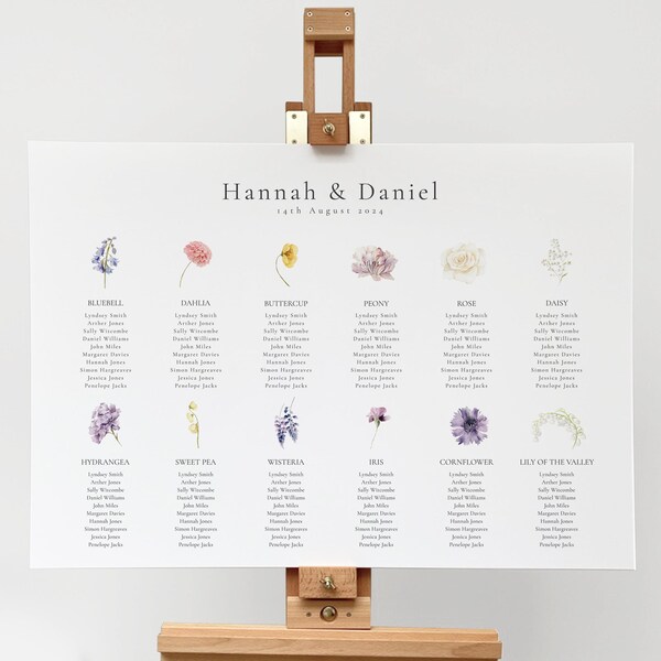 Wedding Table Plan - Etsy