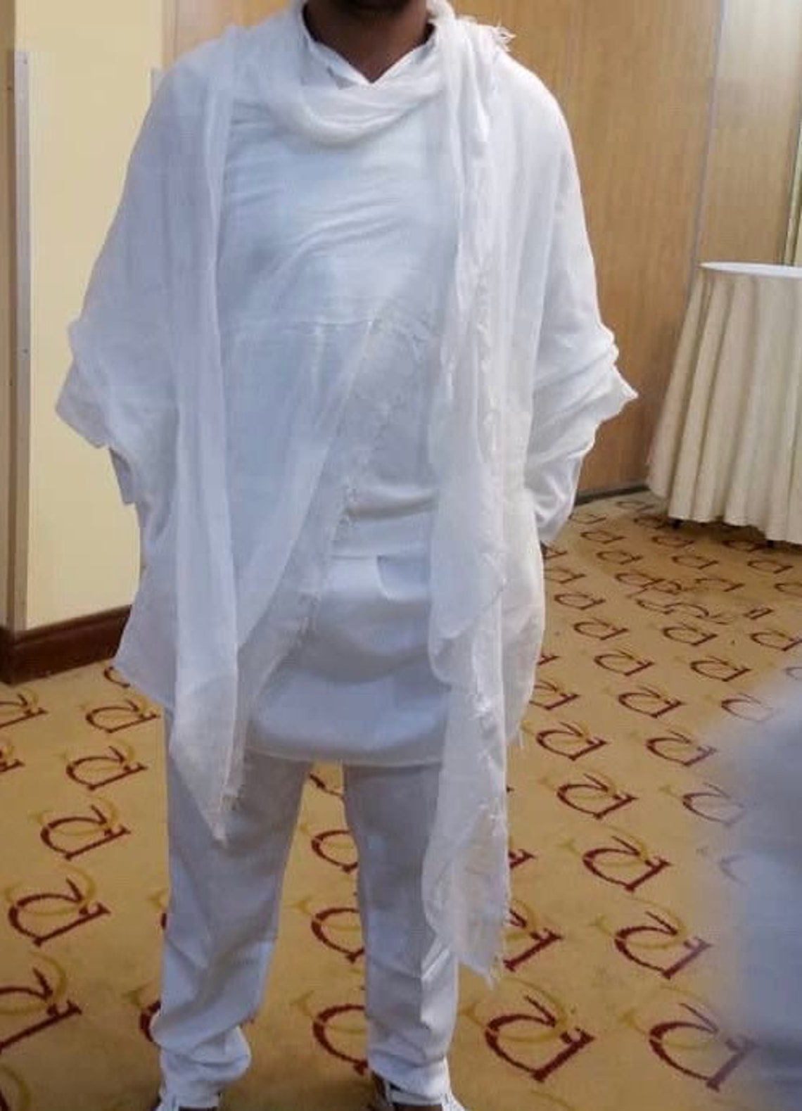 Handmade Ethiopian Habesha Outfit - Men's Wedding Attire, Netela Shawl ...