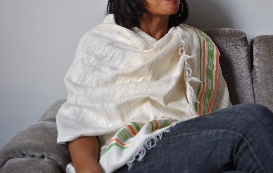 Thick Ethiopian Cotton Wrap Organic Cotton, Khadi, Linen, Fabric ...