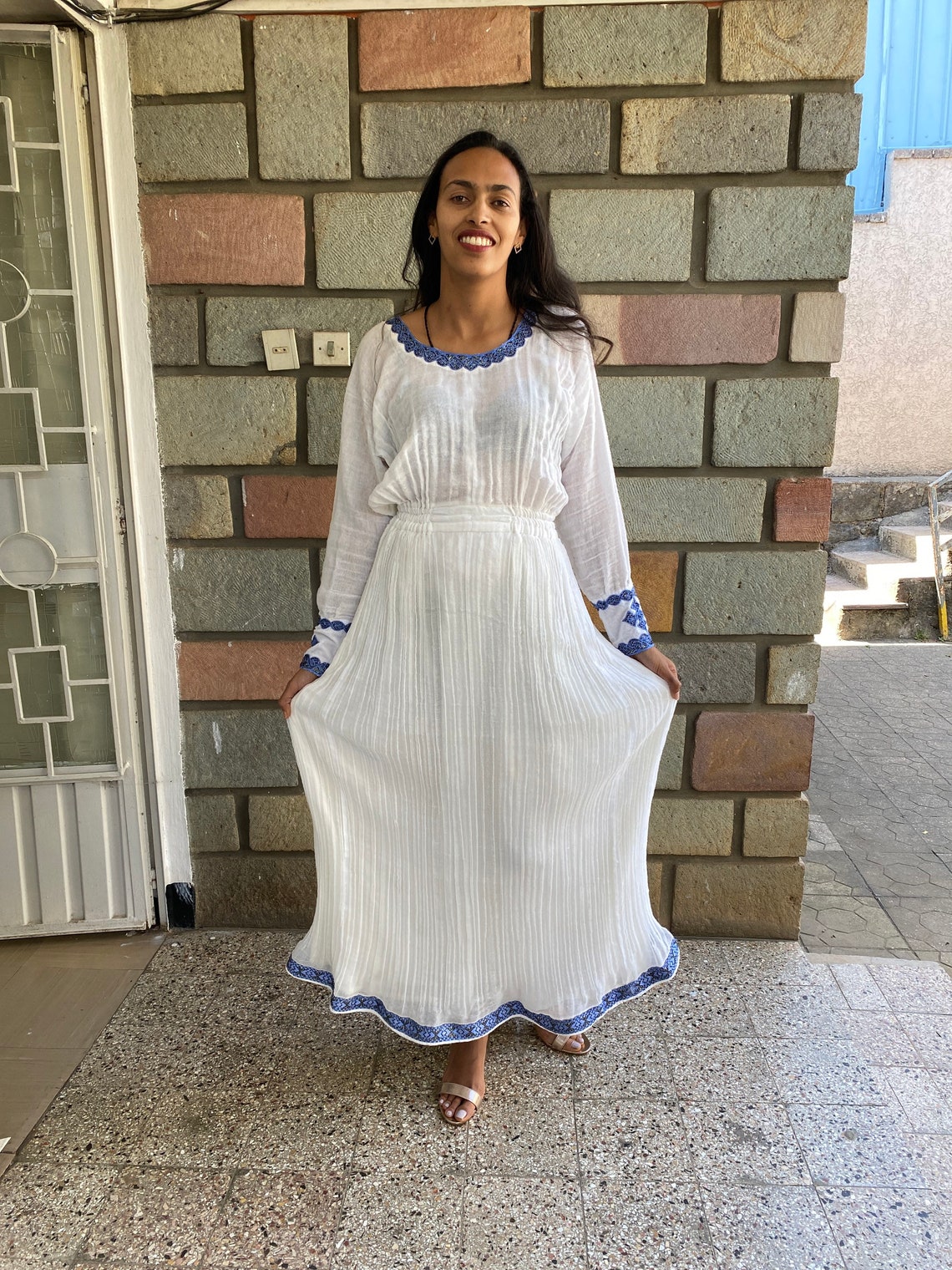 Blue Tibeb Habesh Dress - Etsy