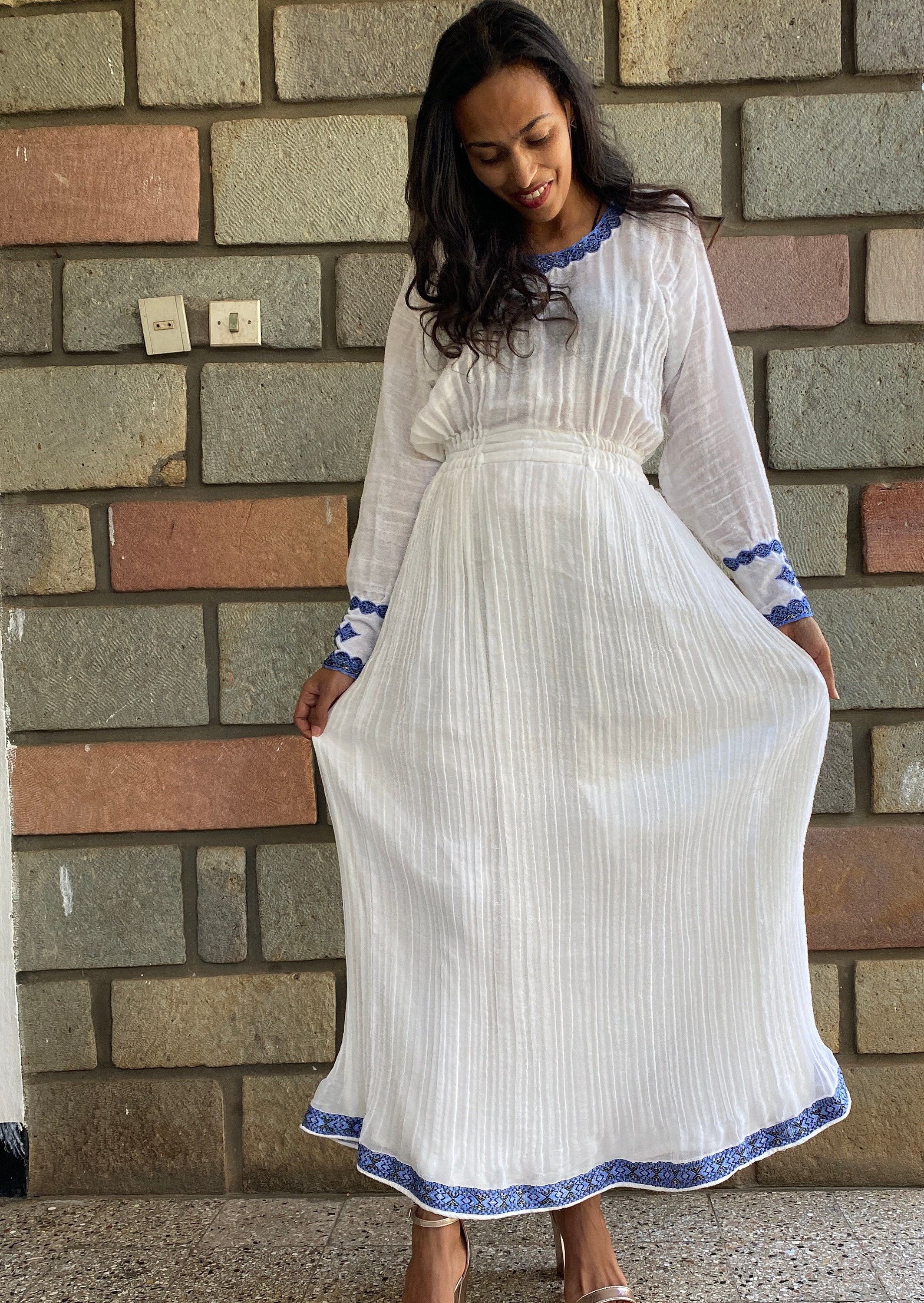 Blue Tibeb Habesh Dress - Etsy