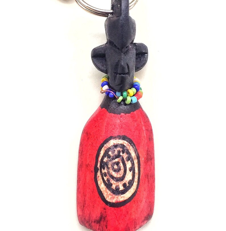 Beautiful African Keychain - Etsy