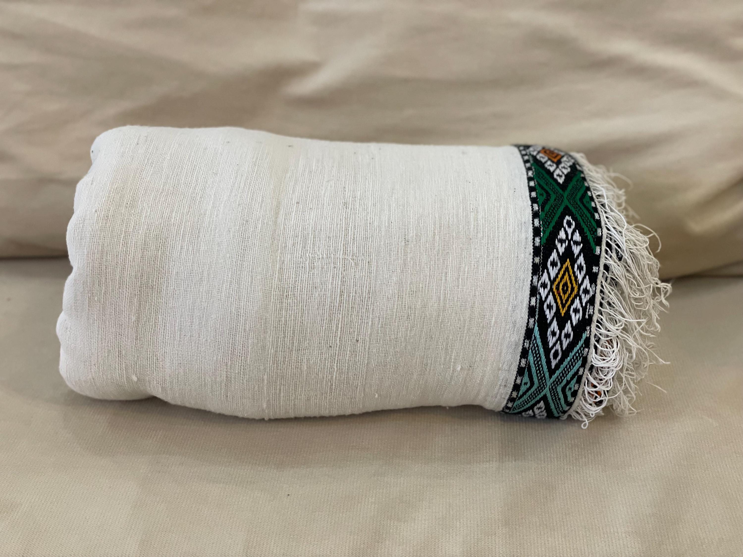 Ezana Gabi/ Neguss Handwoven Ethiopian Throw Blanket – Cotton ...