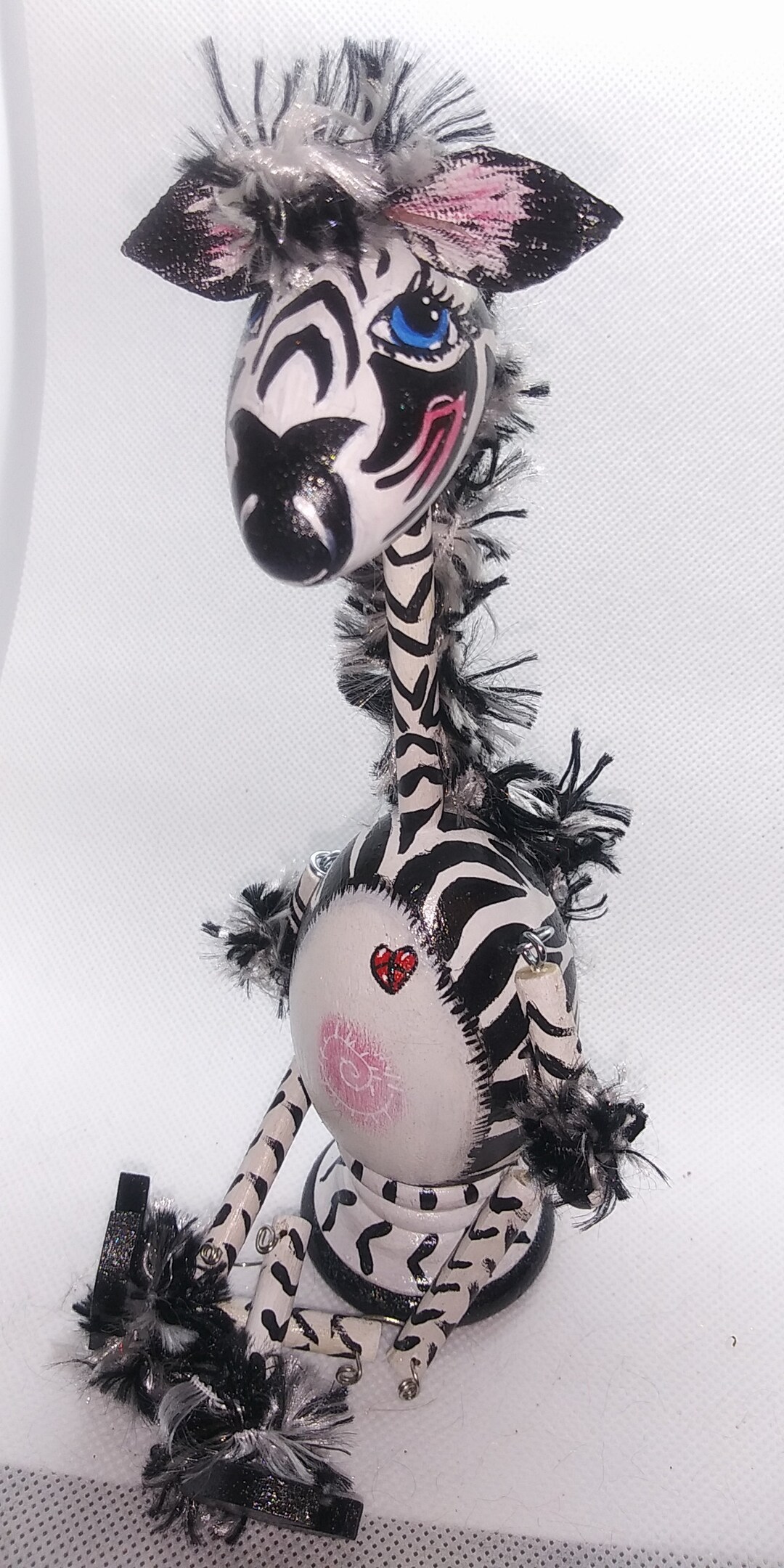 Zebra Hand-painted Original Wooden Egg Signed and Dated - Etsy