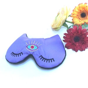 Purple Third Eye Sleep Mask Eye Mask Travel Eye Mask Blindfold ...
