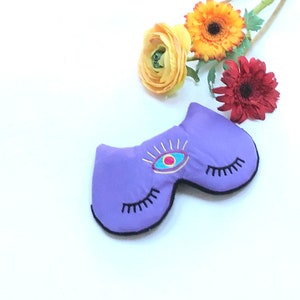 Purple Third Eye Sleep Mask Eye Mask Travel Eye Mask Blindfold ...