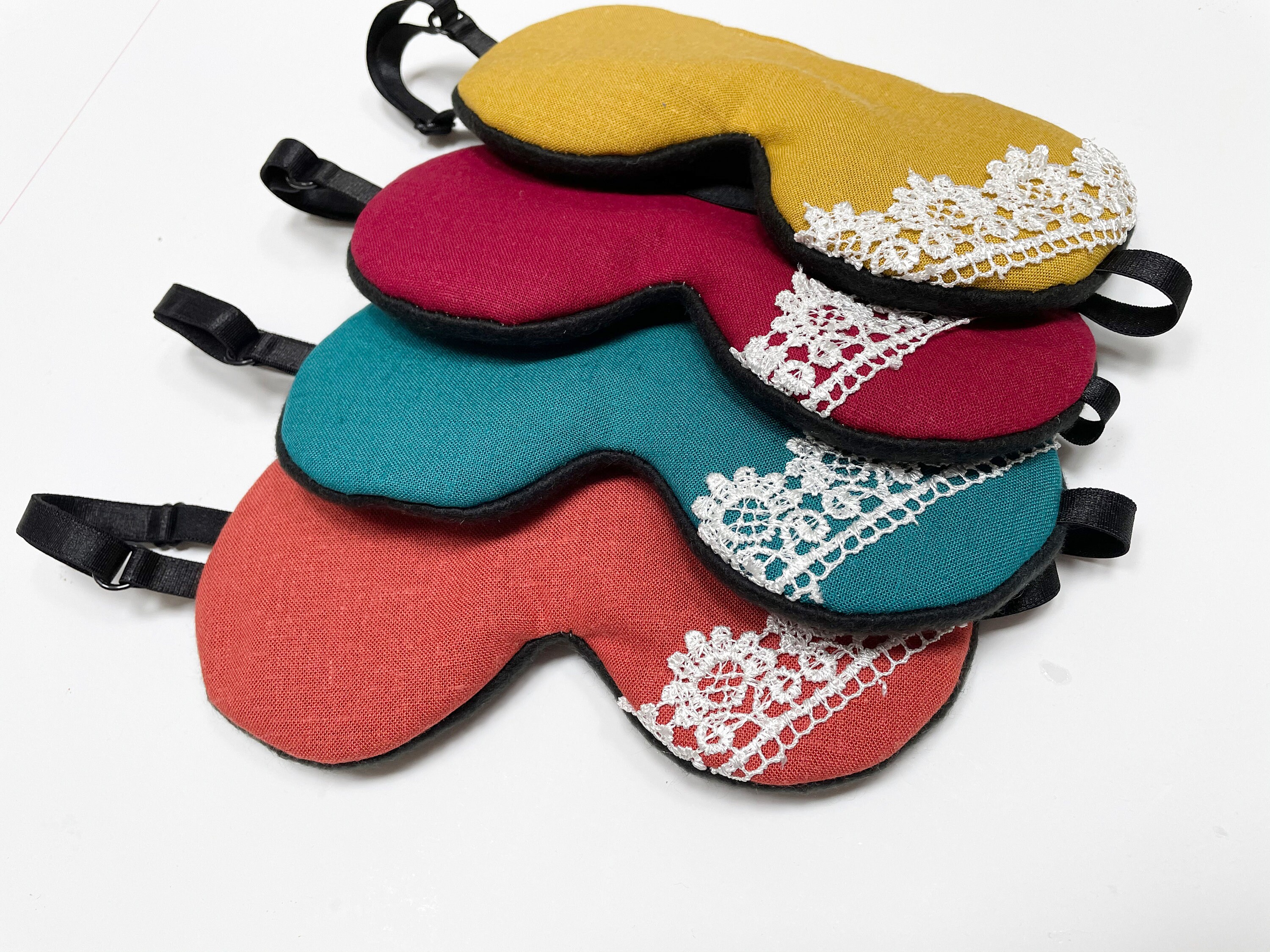 Linen Sleep Mask Wedding Sleep Mask Bridal Sleep Mask | Etsy