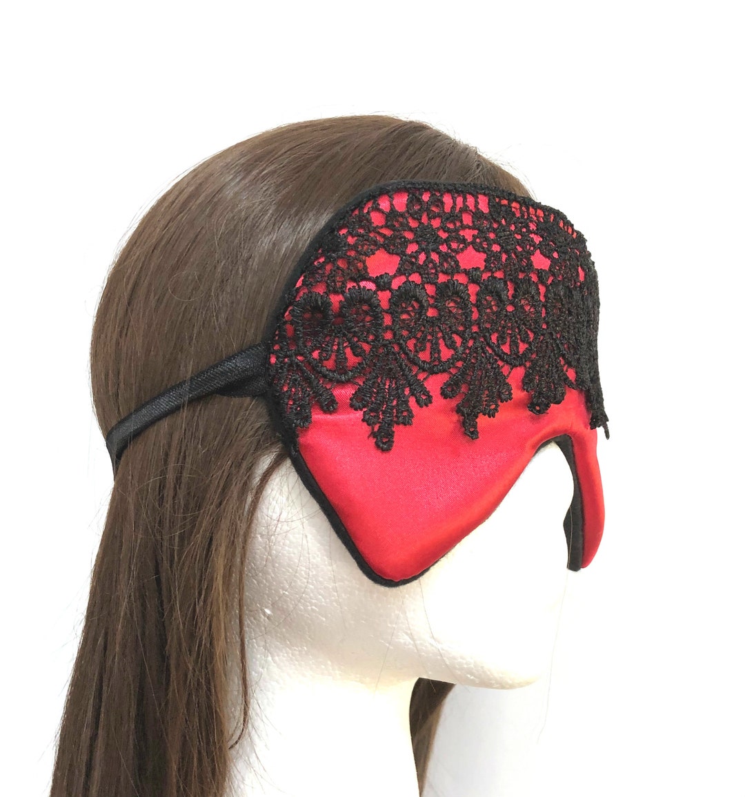 Sexy Red Lace Eye Mask Lace Sleep Mask Lace Blindfold Lace Red Blindfold Valentines Day T